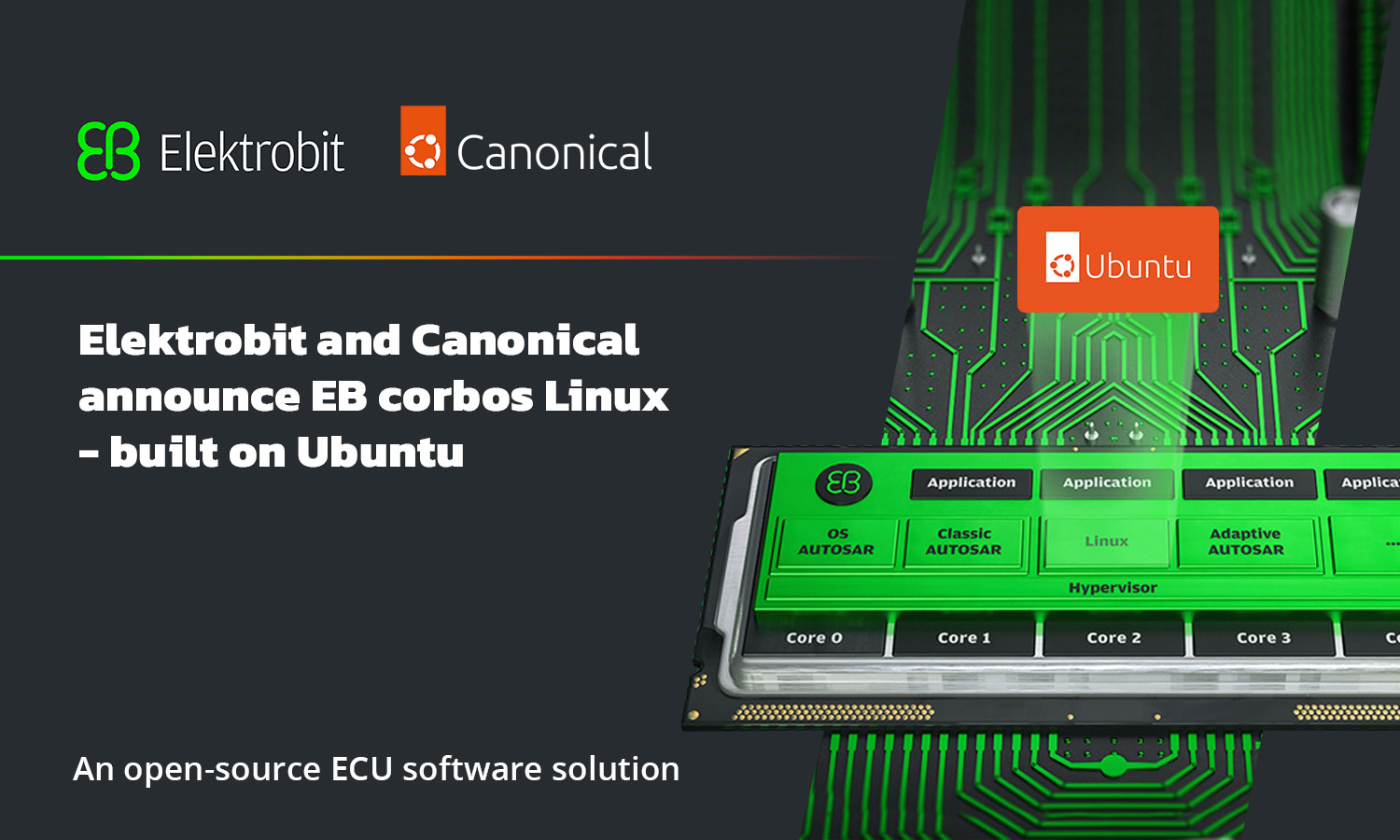 Elektrobit and Canonical announce EB corbos Linux - built on Ubuntu, bringing largest open ...